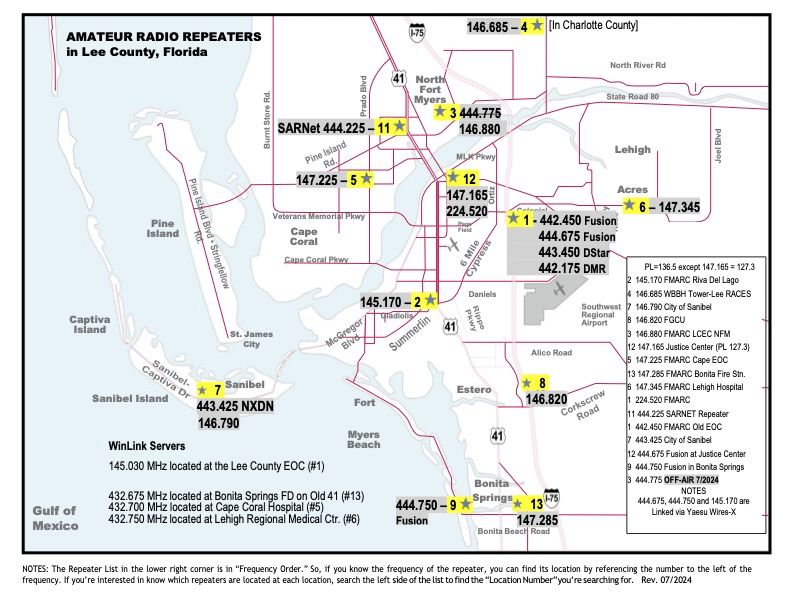 Repeater Maps | FMARC